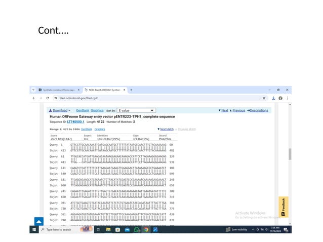 Blastn, Blastp & Phylogenetic tree using mega 11.pptx