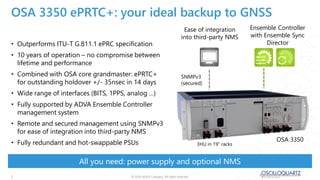 Introducing the OSA 3350 ePRC+ and a new era of optical cesium ...
