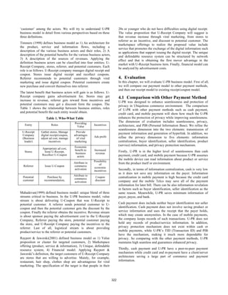 a payment & receipt business model in u-commerce | PDF | Credit Cards ...