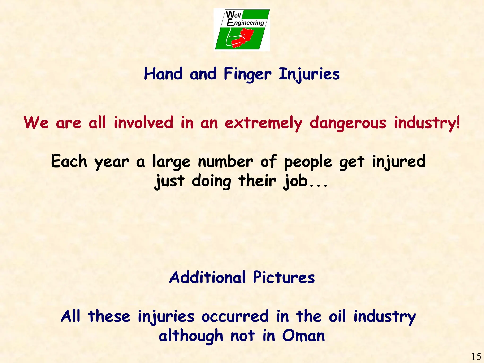 Hands & Fingers Injury Prevention Campaign.ppt