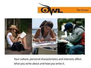 Understanding the Writing and Rhetorical Situation | PPTX