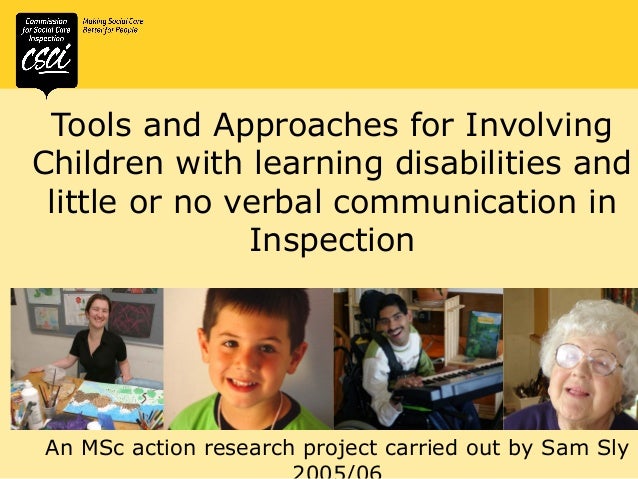 Tools and Approaches for Involving Children with Learning Disabilitie…