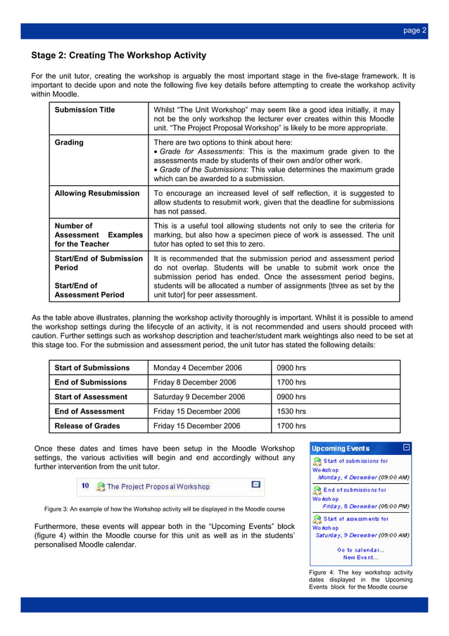 Moodle Workshop Case Study | PDF
