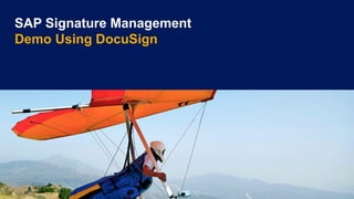 종이계약대신 DocuSign으로 계약업무를 혁신! SAP Ariba가 제안하는 전자서명, | PPT