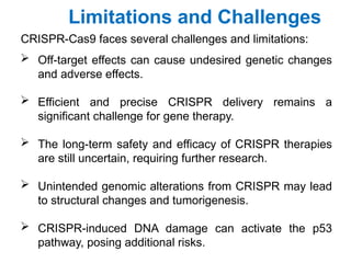 CRISPR-Cas9: Revolutionizing Gene Editing and Therapy | PPT