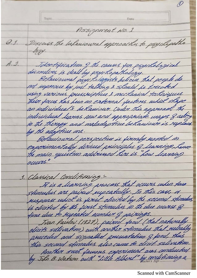 Understanding Psychological Disorders (BPCC 111) - Solved Assignment | PDF