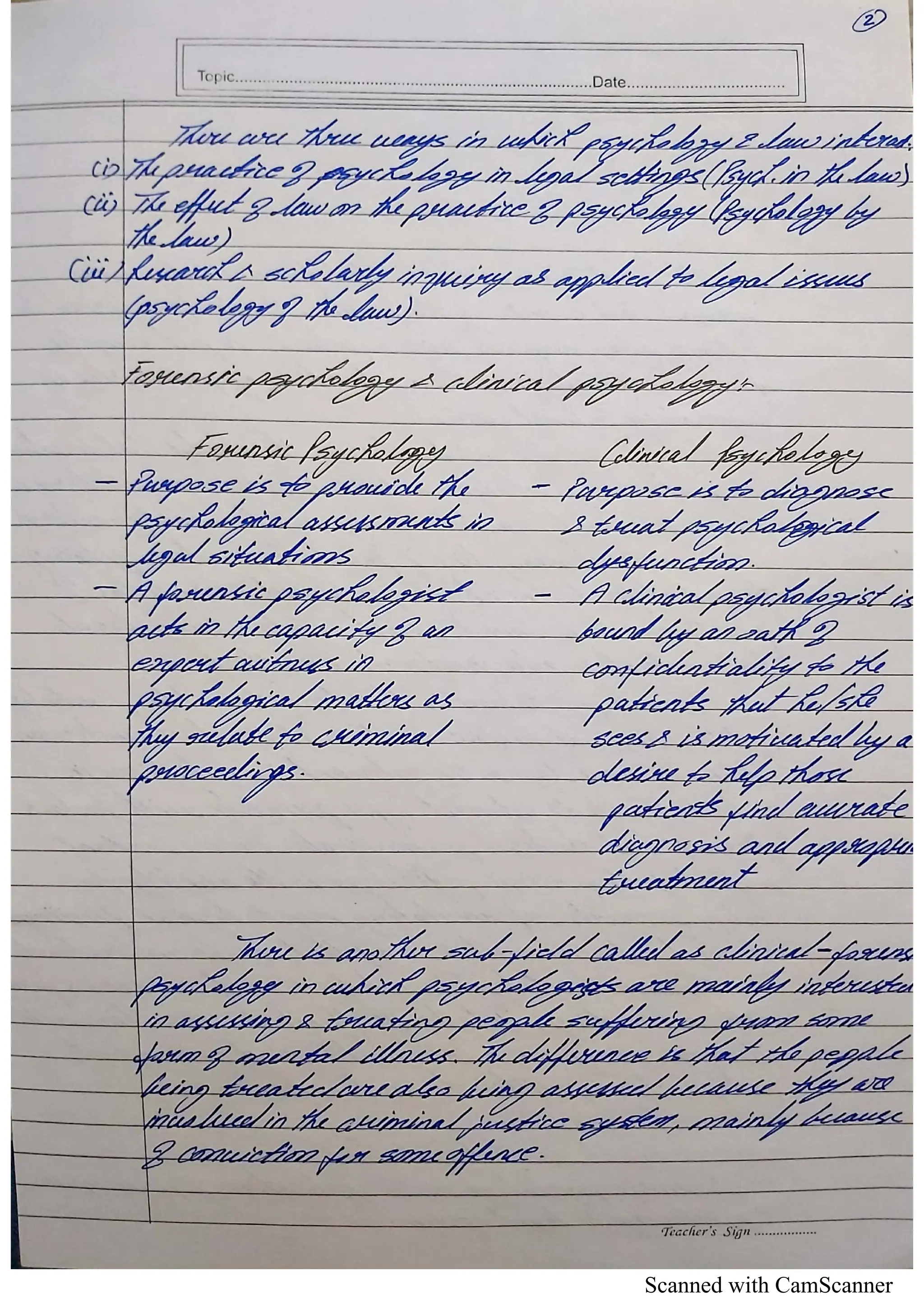 Forensic Psychology (BPCE 142) - Solved Assignment | PDF Forensic Psychology (BPCE 142) - Solved Assignment | PDF