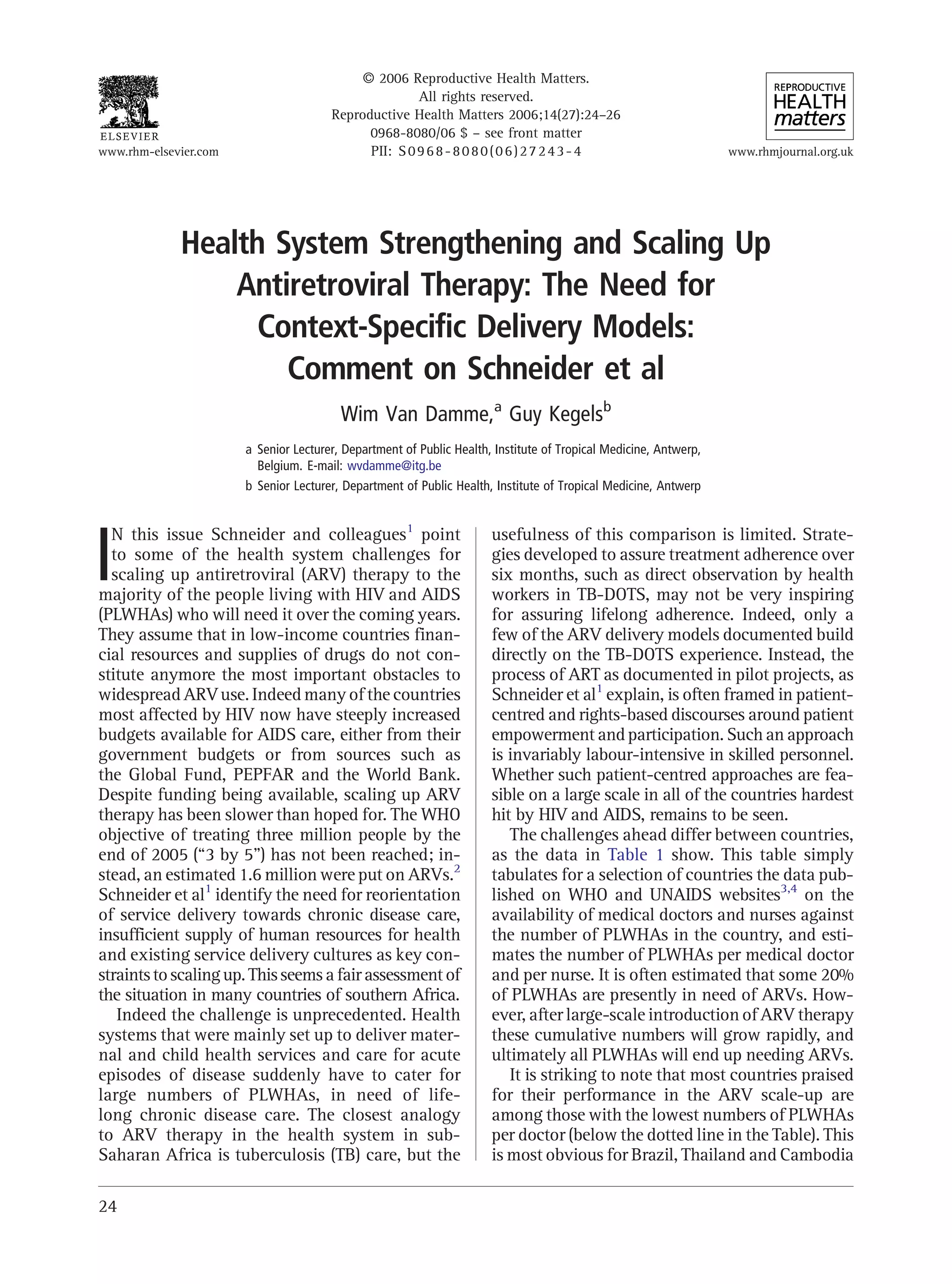 2006 Rhm 27 Art Delivery Models Wvd&Gk | PDF