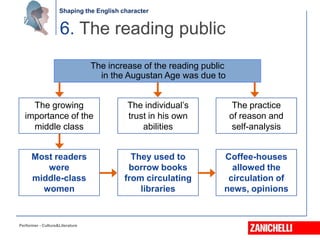 context shaping the english character | PPT