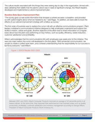 Hitachi: Communication Conquers Rumor Mill | PDF
