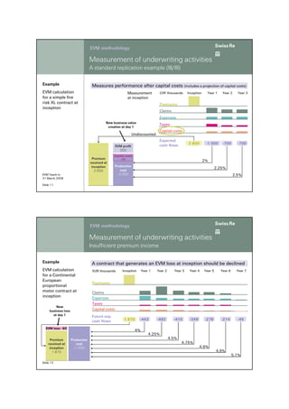 Swiss Re - EVM - slides 2006 | PDF