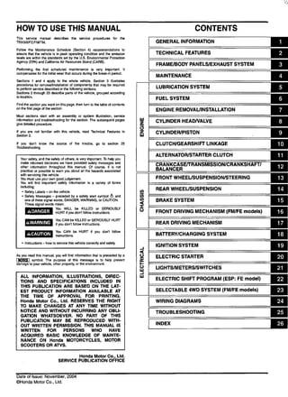 2006 honda trx500 fm fourtrax foreman service repair manual | PDF