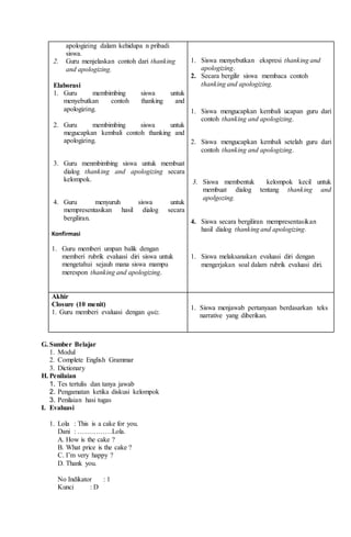 lesson plan 2006 SMK | PDF