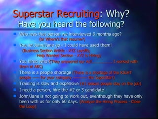 Hire the SuperStar | PPT