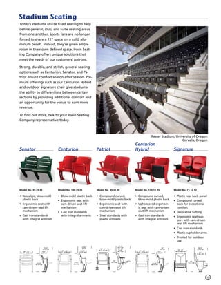 Irwin Seating Sweets Brochure (2006) | PDF