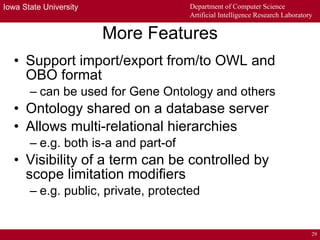 Collaborative Construction of Large Biological Ontologies | PPT | Databases | Computer Software ...