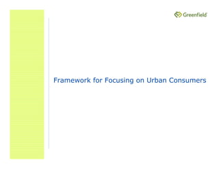 Understanding the Urban Consumer | PPT