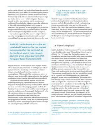 understanding risk management in emerging retail payments | PDF