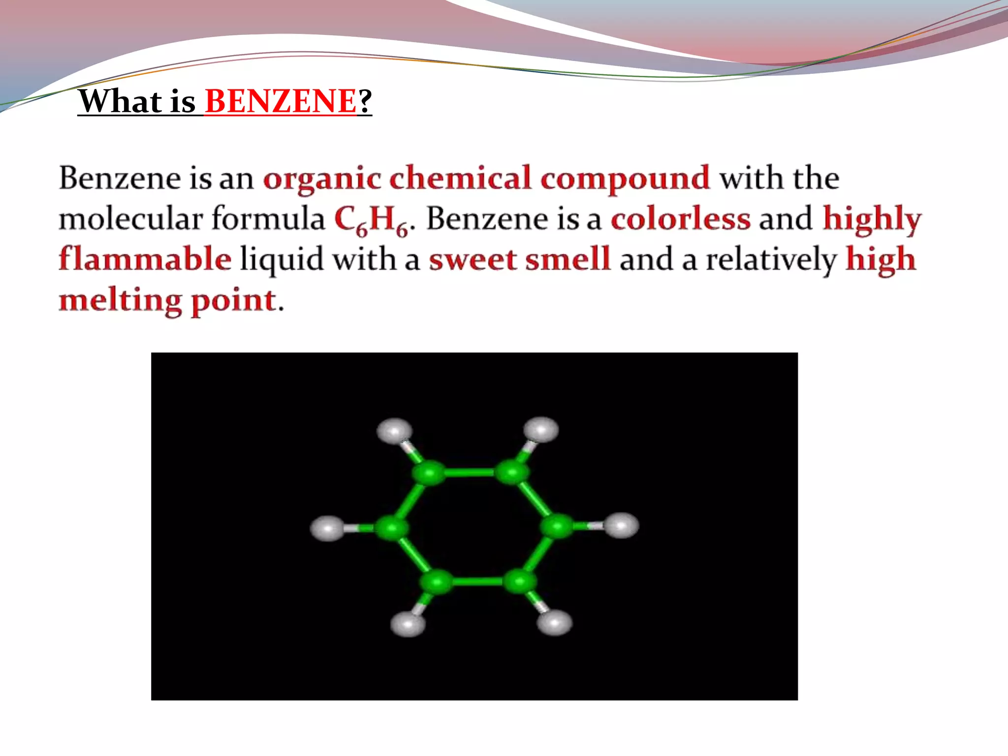 Presentation on Benzene | PPTX