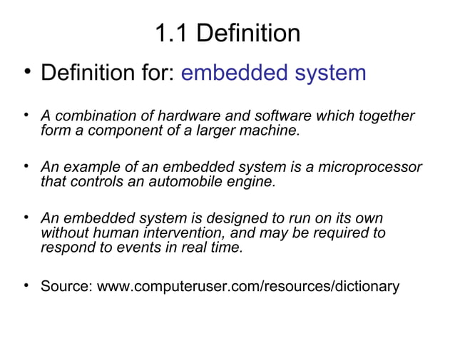 Embedded Systems | PPT