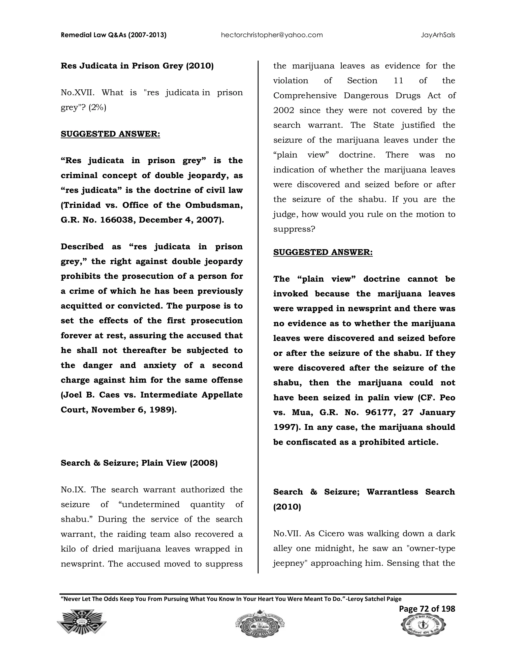 2007 2013-remedial-law-philippine-bar-examination-questions-and ...