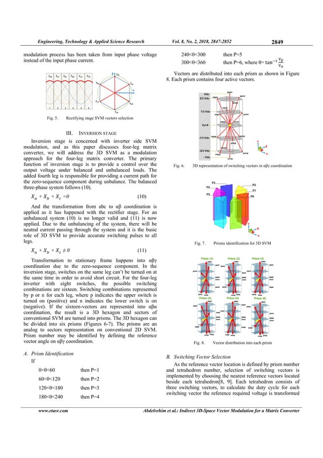 Indirect 3D-Space Vector Modulation for a Matrix Converter | PDF