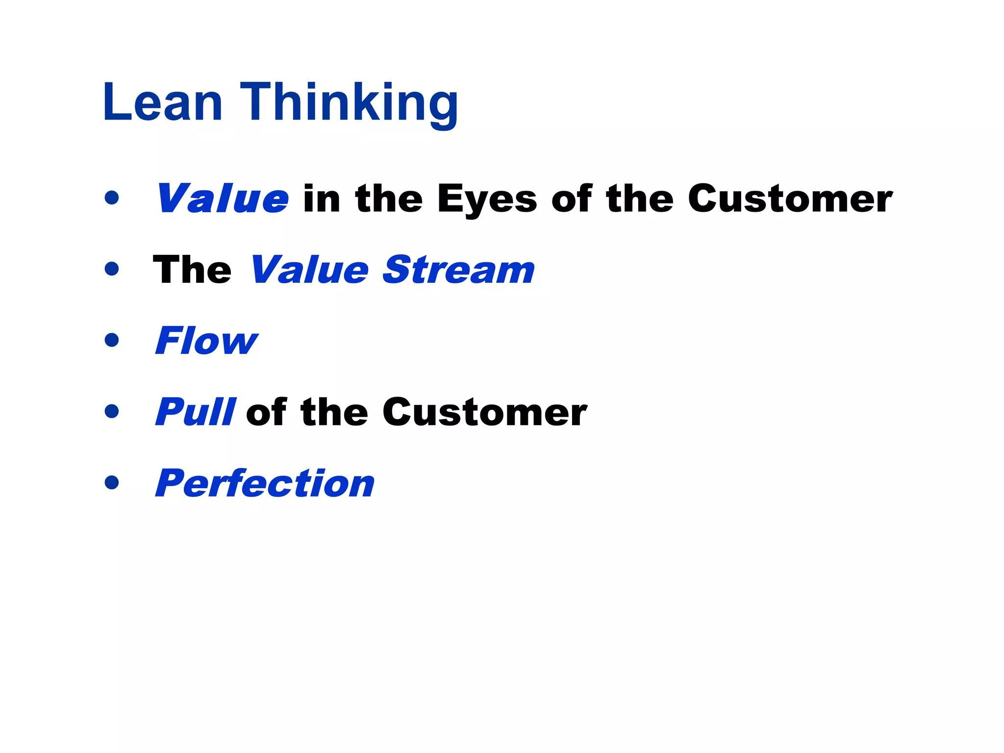Value Stream Analysis | PPT