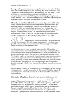 2007-JOSS-Visualizing the signatures of social roles in online ...