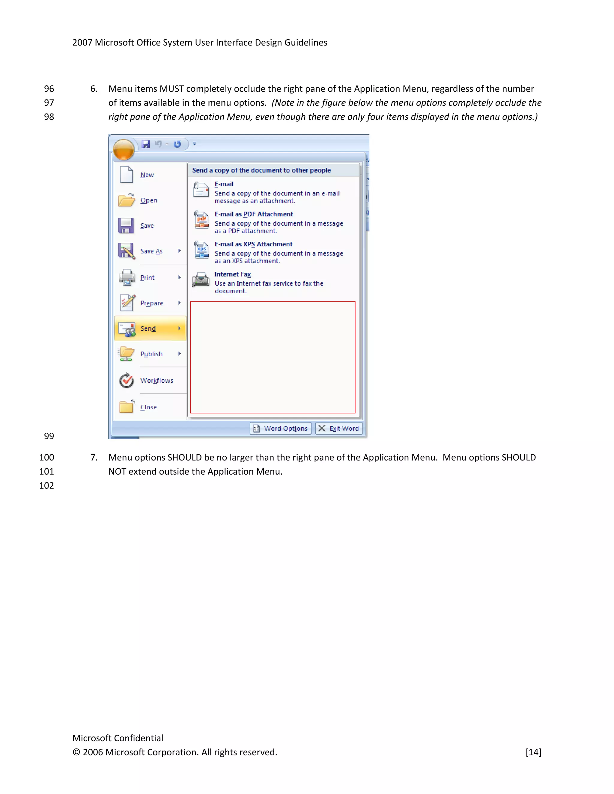 2007 Office UI Design Guidelines License | PDF