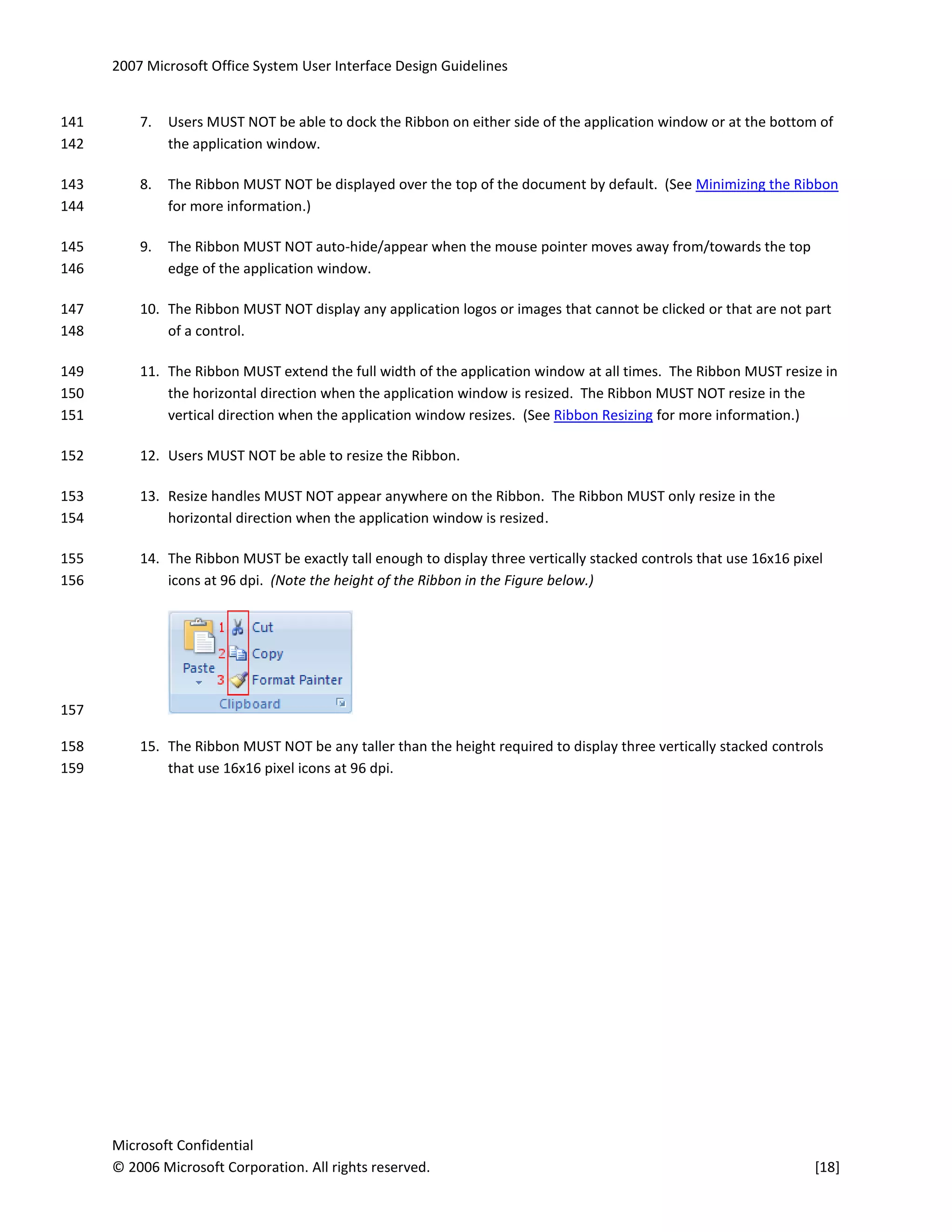 2007 Office UI Design Guidelines License | PDF