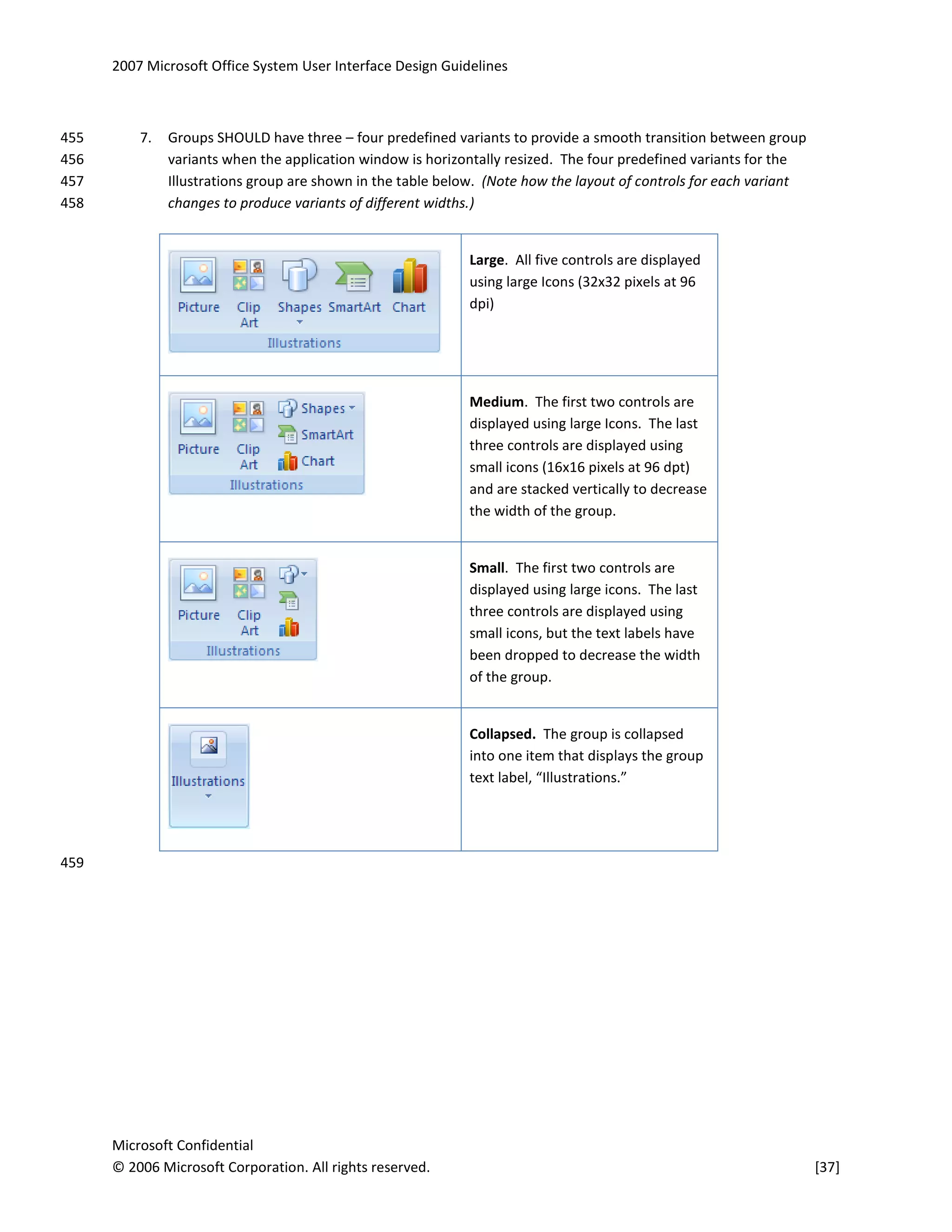 2007 Office UI Design Guidelines License | PDF