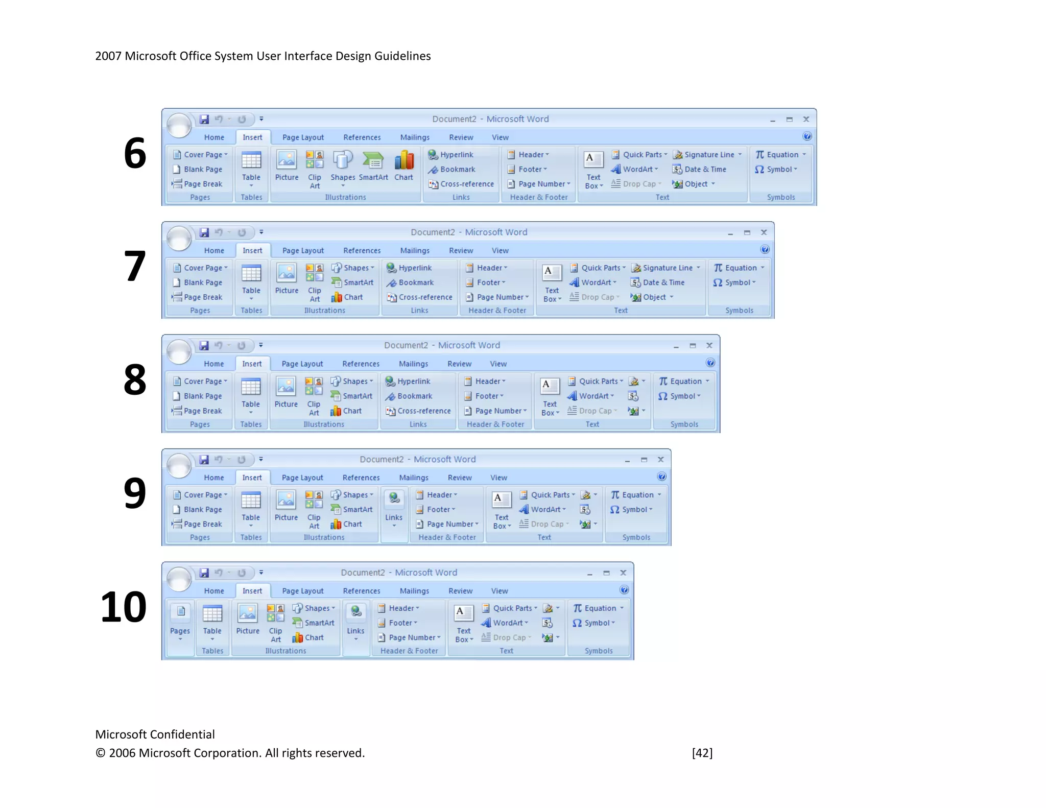 2007 Office UI Design Guidelines License | PDF