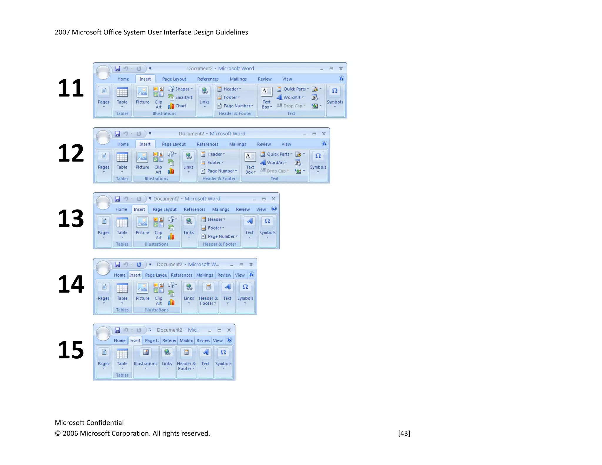 2007 Office UI Design Guidelines License | PDF