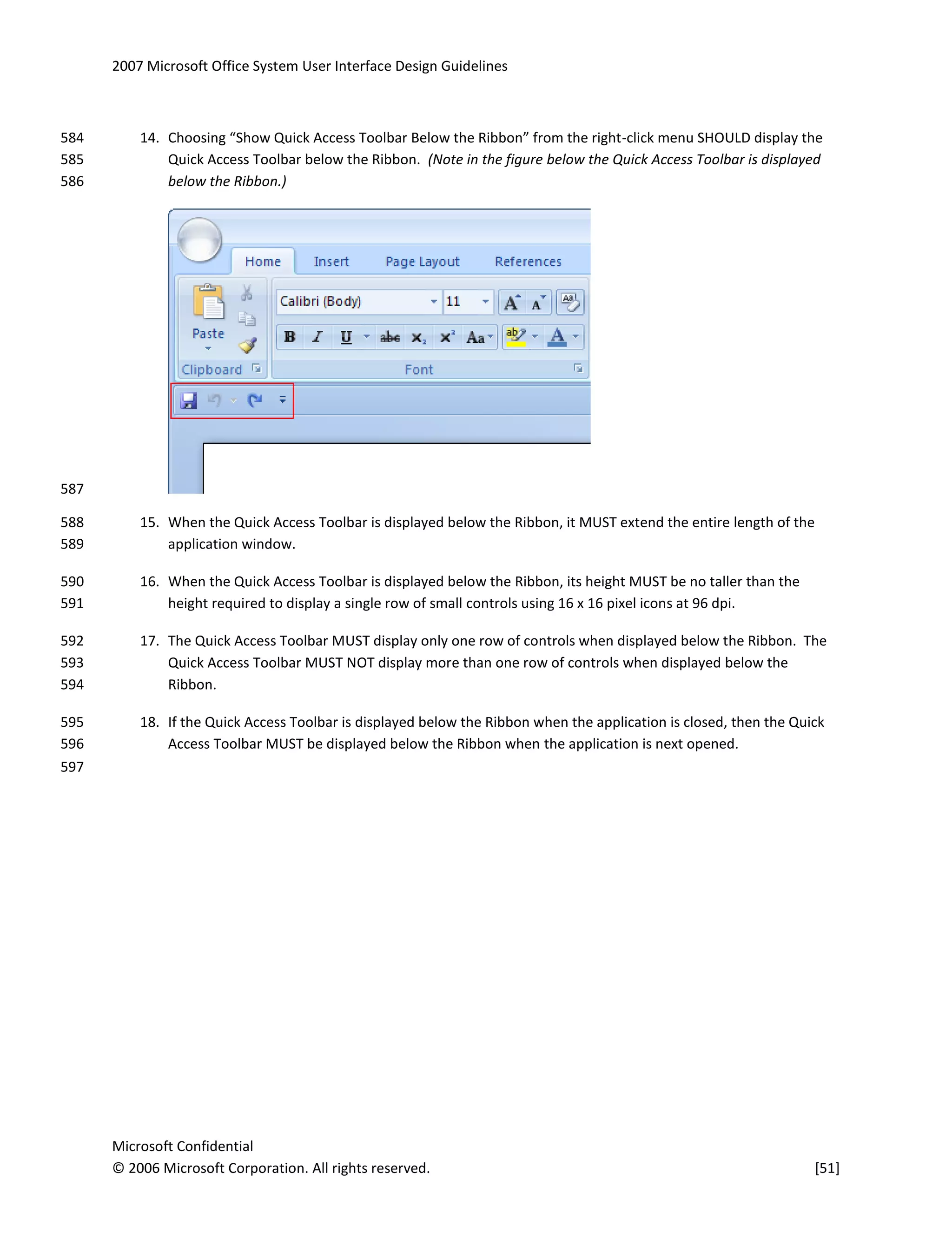 2007 Office UI Design Guidelines License | PDF