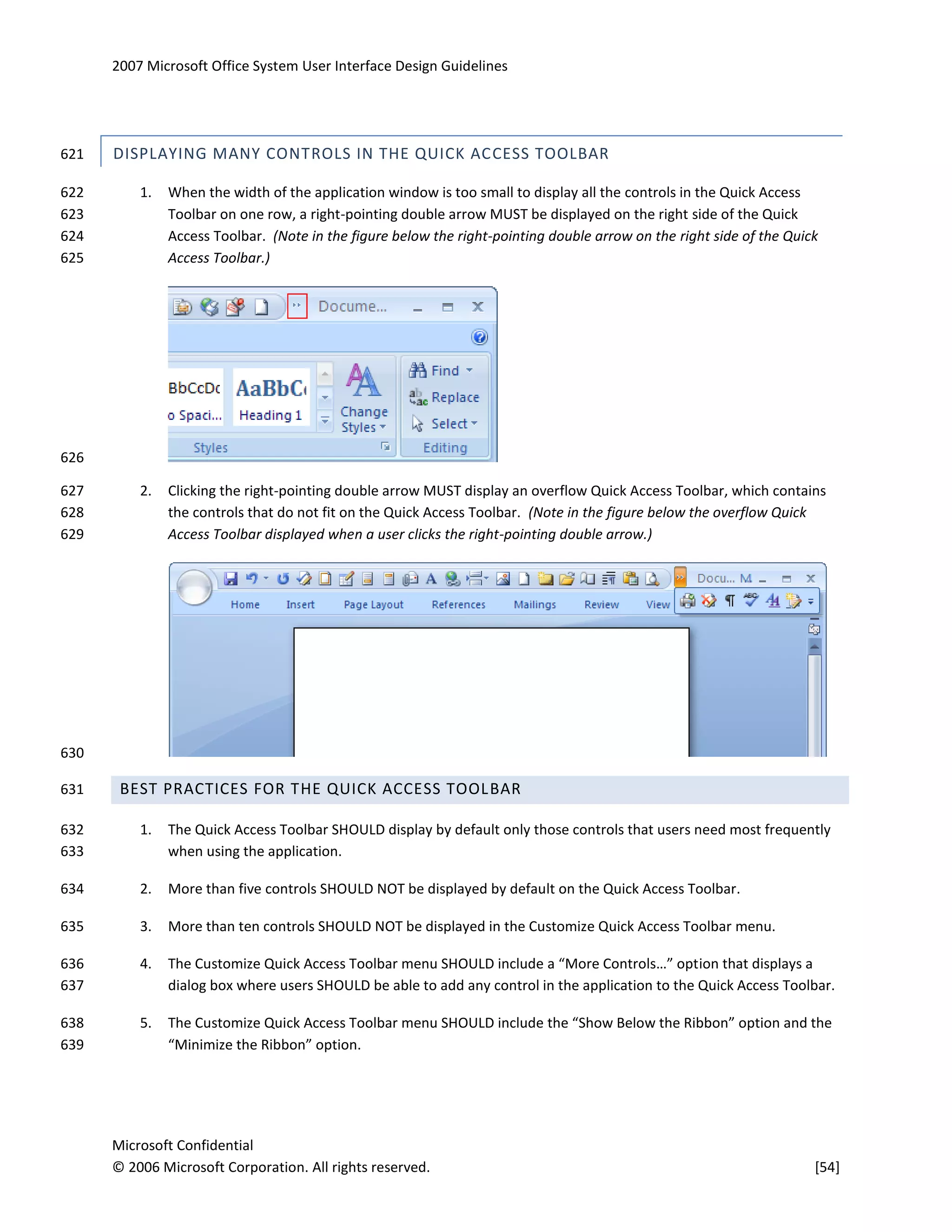 2007 Office UI Design Guidelines License | PDF