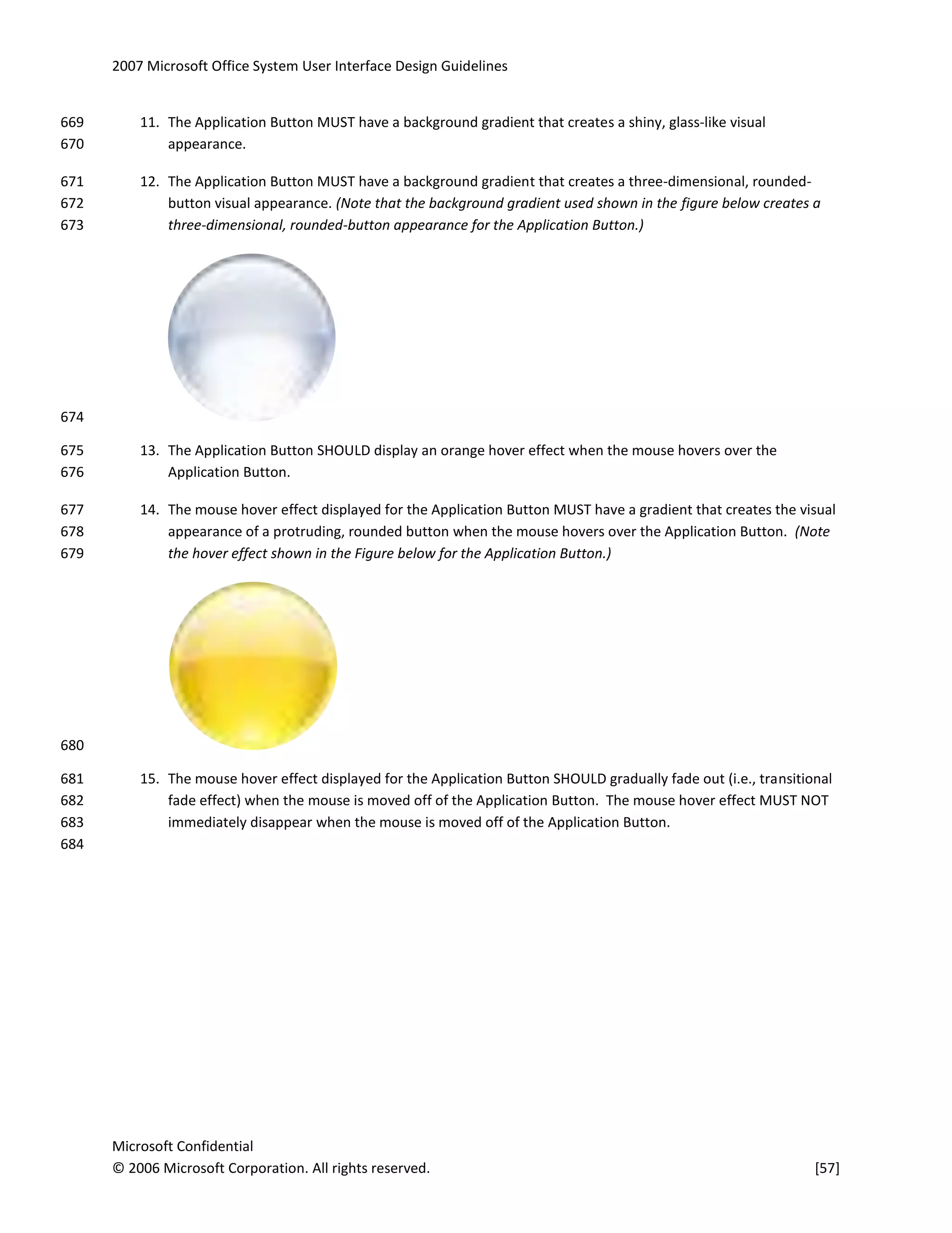2007 Office UI Design Guidelines License | PDF