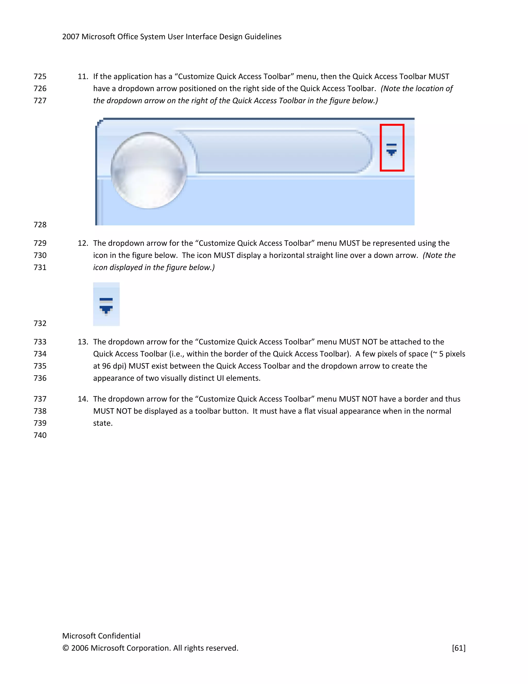2007 Office UI Design Guidelines License | PDF