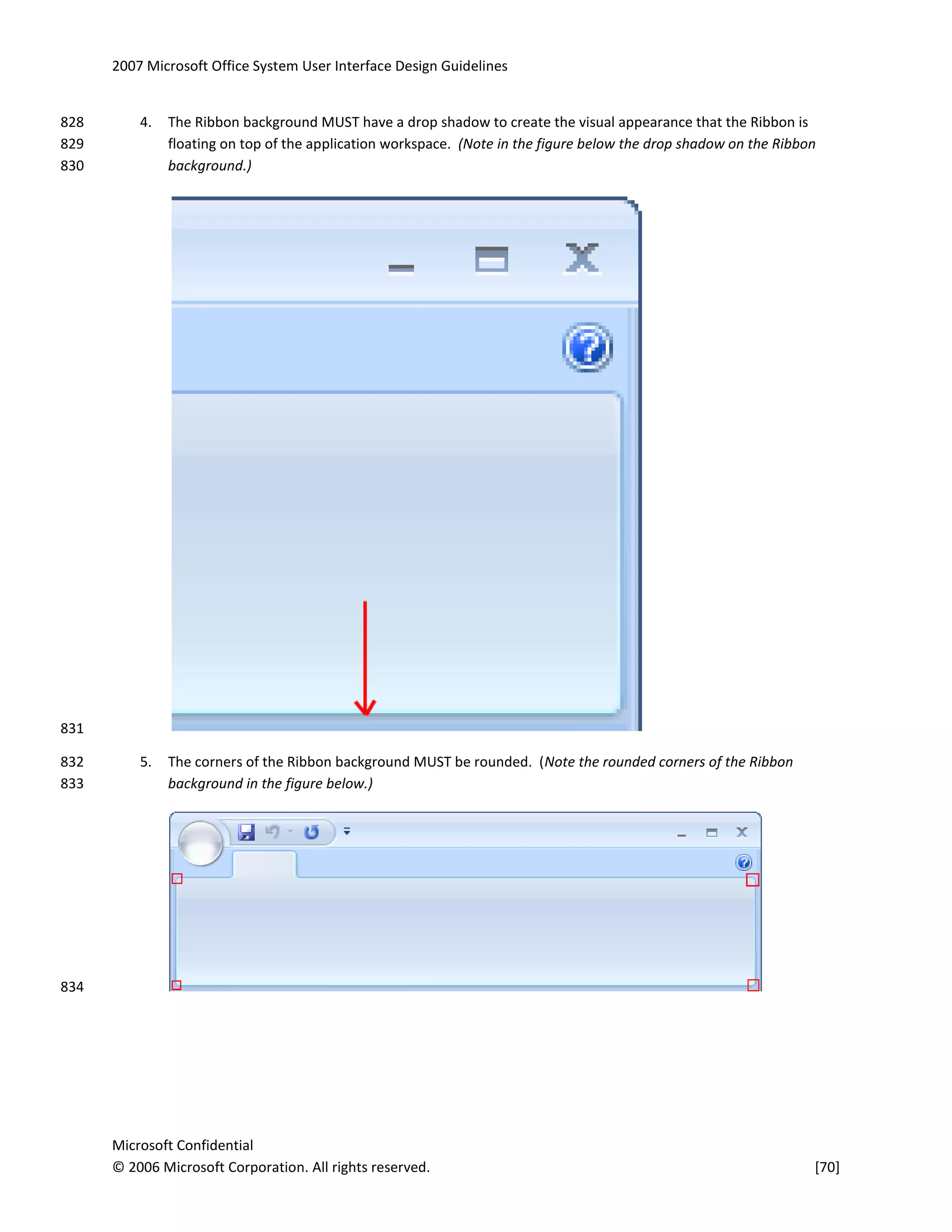 2007 Office UI Design Guidelines License | PDF