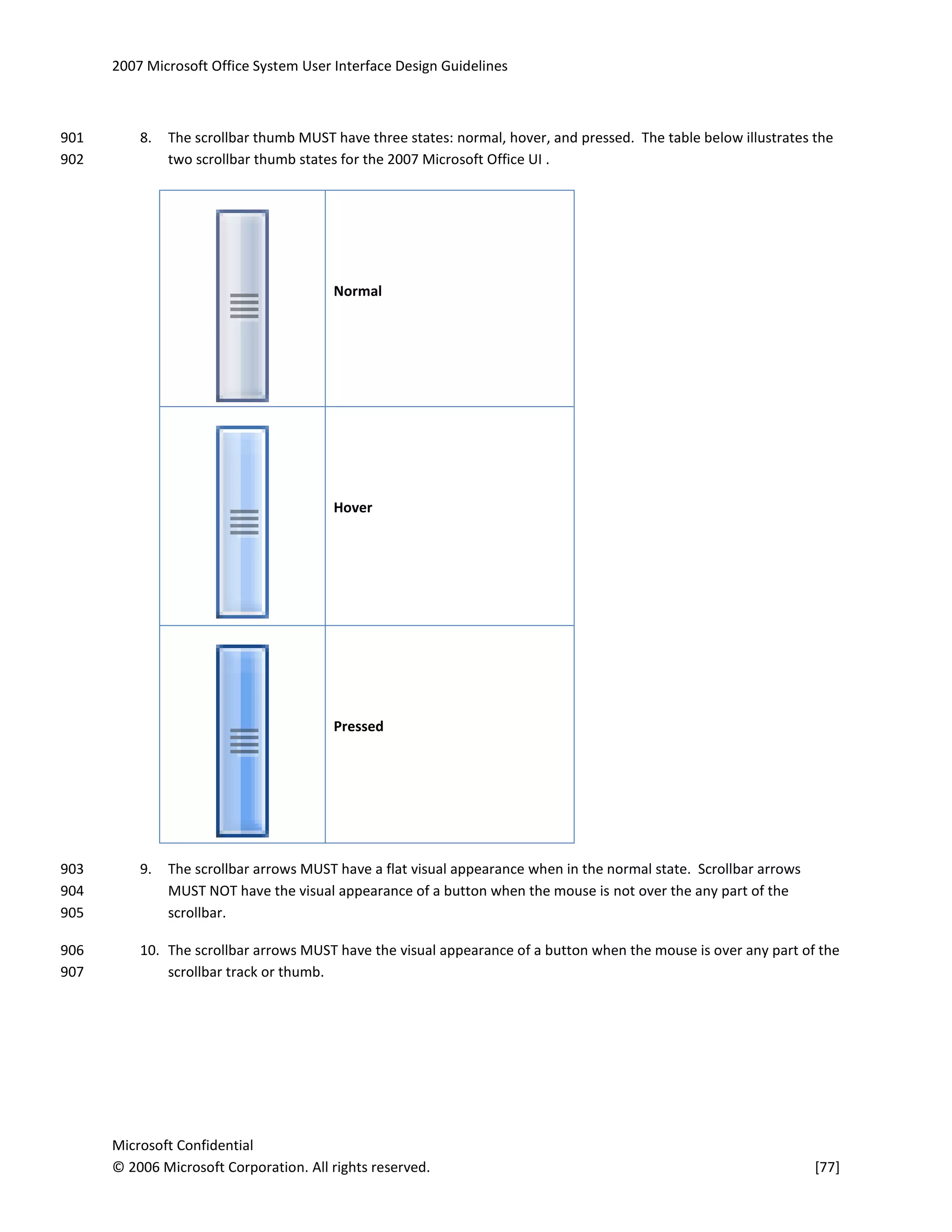 2007 Office UI Design Guidelines License | PDF