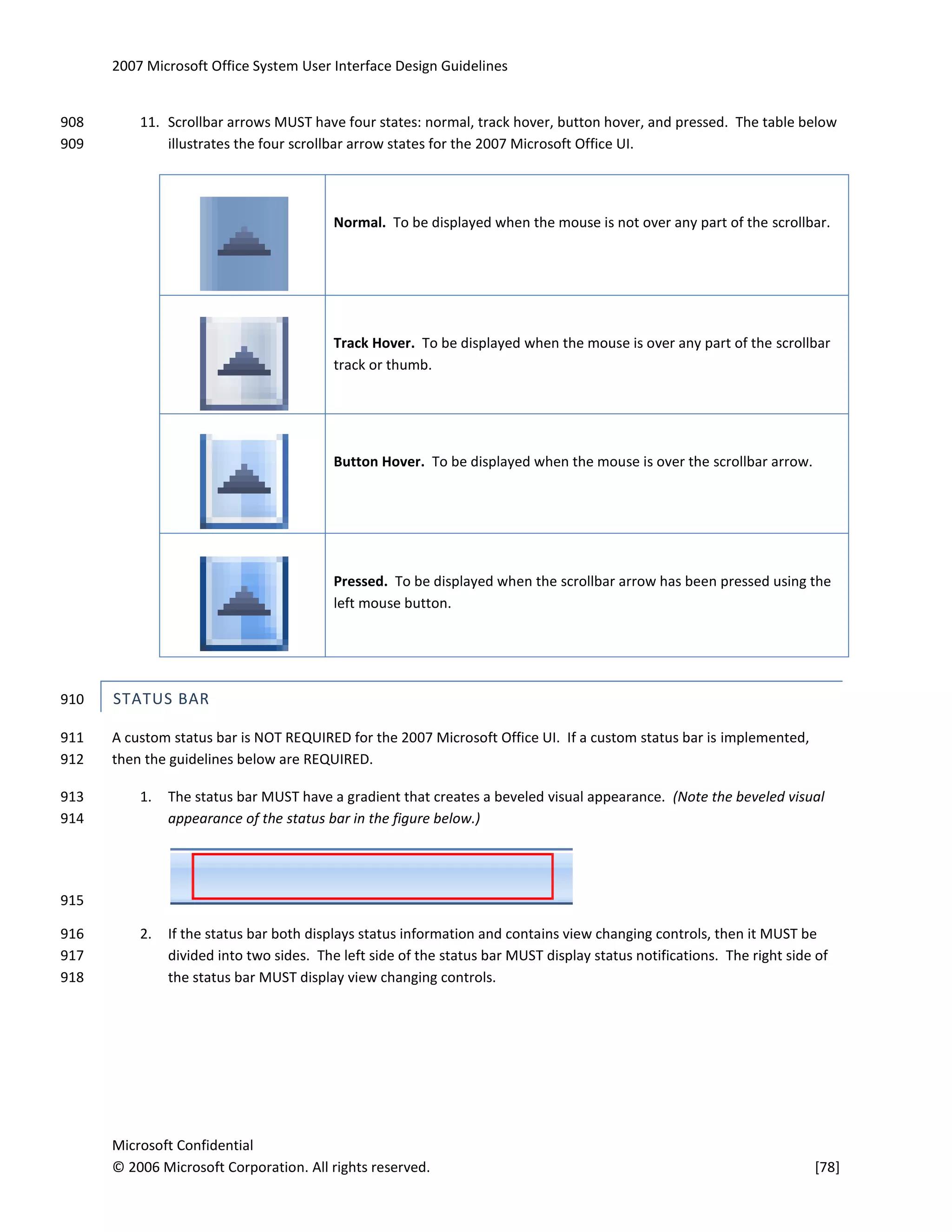 2007 Office UI Design Guidelines License | PDF