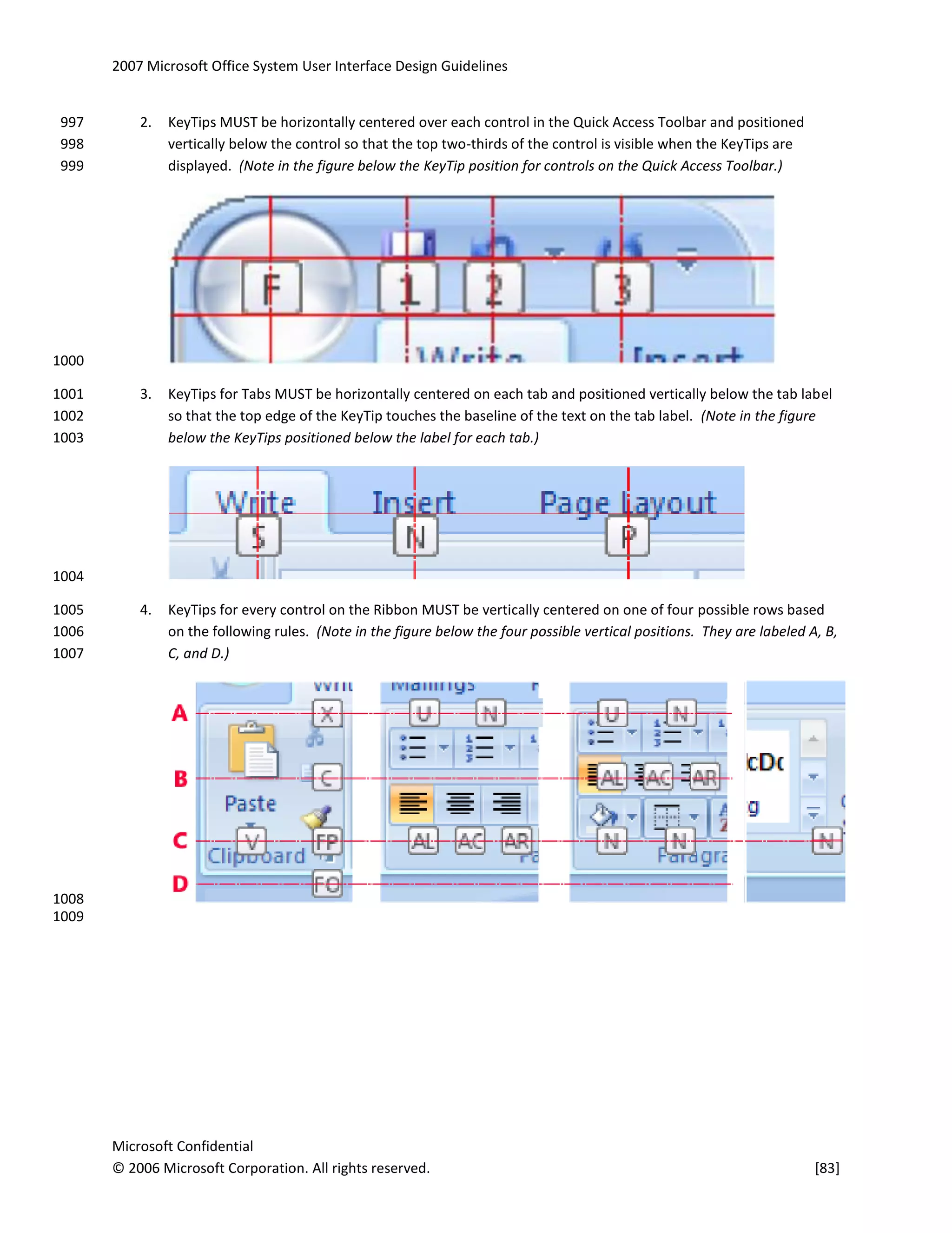 2007 Office UI Design Guidelines License | PDF