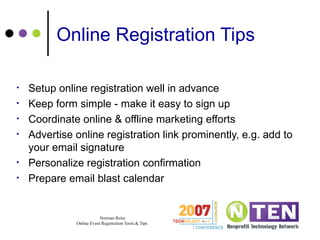 Online Event Registration | PPT