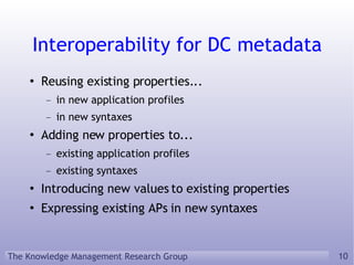 RDA-DCAM and Application Profiles | PPT