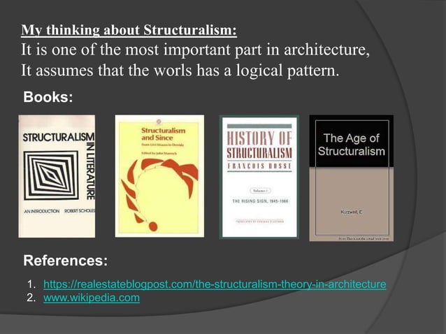 Structuralism- Art movement in Architecture.pptx | Geology | Science