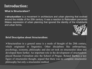 Structuralism Architecture