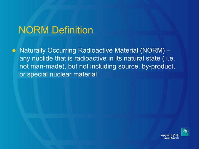 Naturally occurring radio active materials.ppt | Indoor Environmental ...