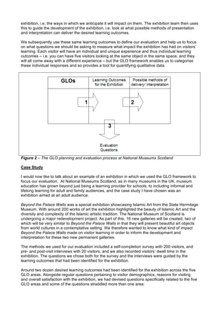 'Generic Learning Outcomes' as a strategic tool for evaluating learning ...