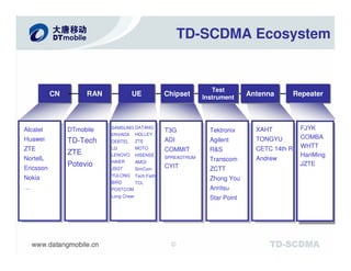 2007 Datang prepares TD-SCDMA for Olympics 2008 | PDF | Smartphones | Consumer Electronics