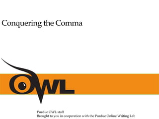 comma rules and comma splices presentatimn | PPT