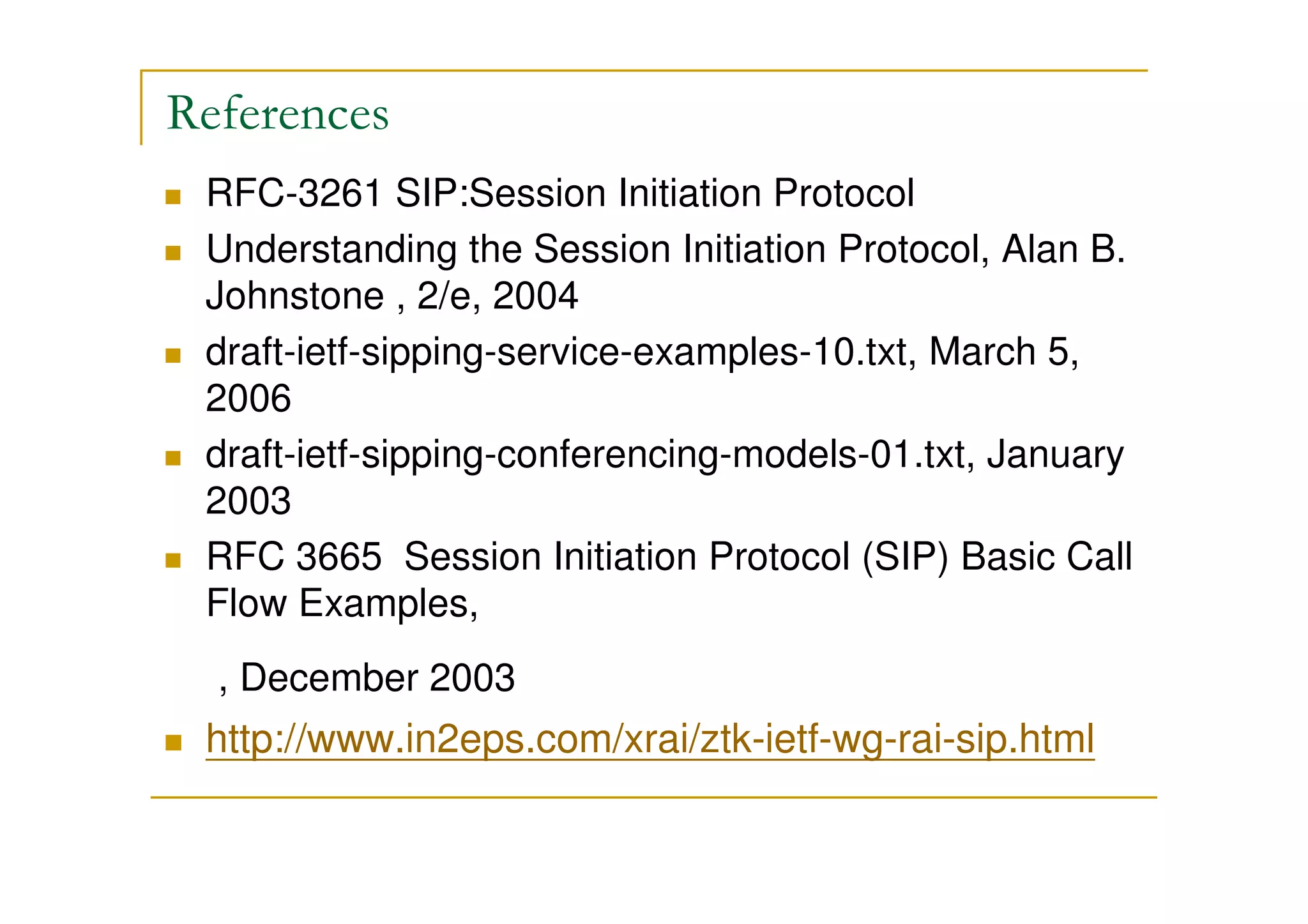 Introduction to SIP(Session Initiation Protocol) | PDF